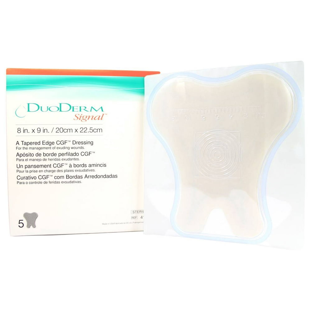 DuoDerm Signal Hydrocolloid Dressing 410501 1 Each, Transparent ...
