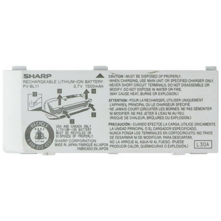 Sharp OEM Rechargeable Battery 3.7V 1500mAh PV-BL11 | Walmart Canada