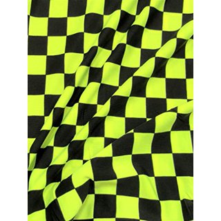 Lime Green And Black Checkers
