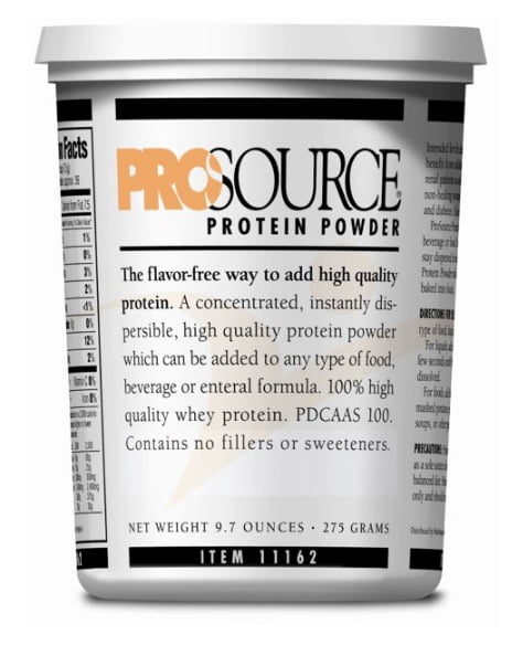 ProSource Protein Supplement, Unflavored 9.7 oz. Tub Powder, 11162 ...