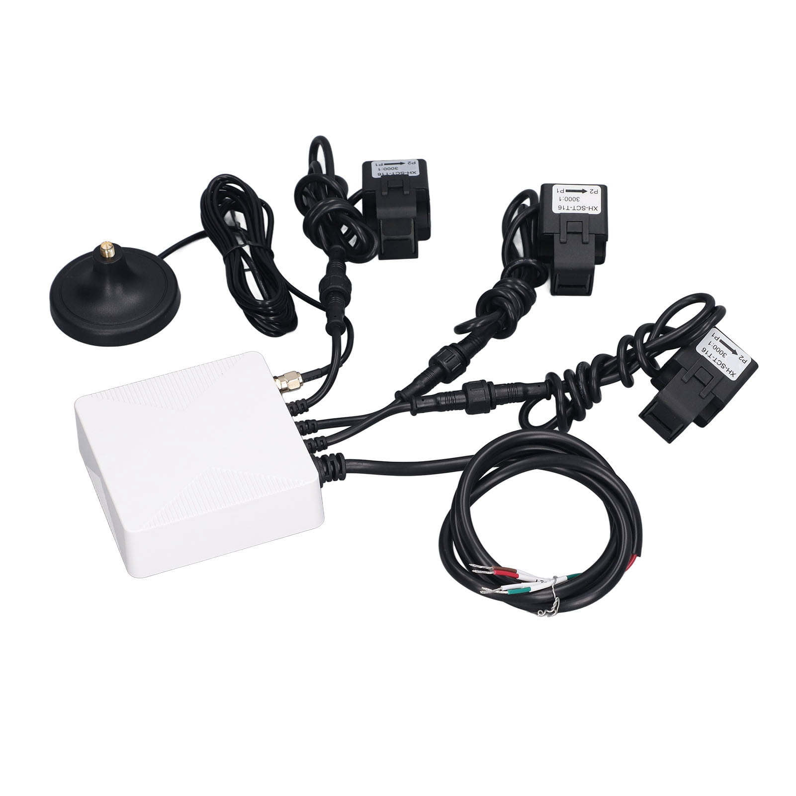 3 Phase Power Monitor, External Antenna Smart Electricity Meter Compact ...