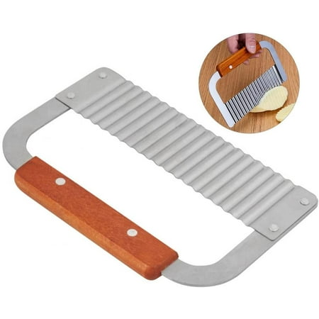 Crinkle Cutters, Stainless Steel Vegetable Soap Molds Cutter Wavy ...