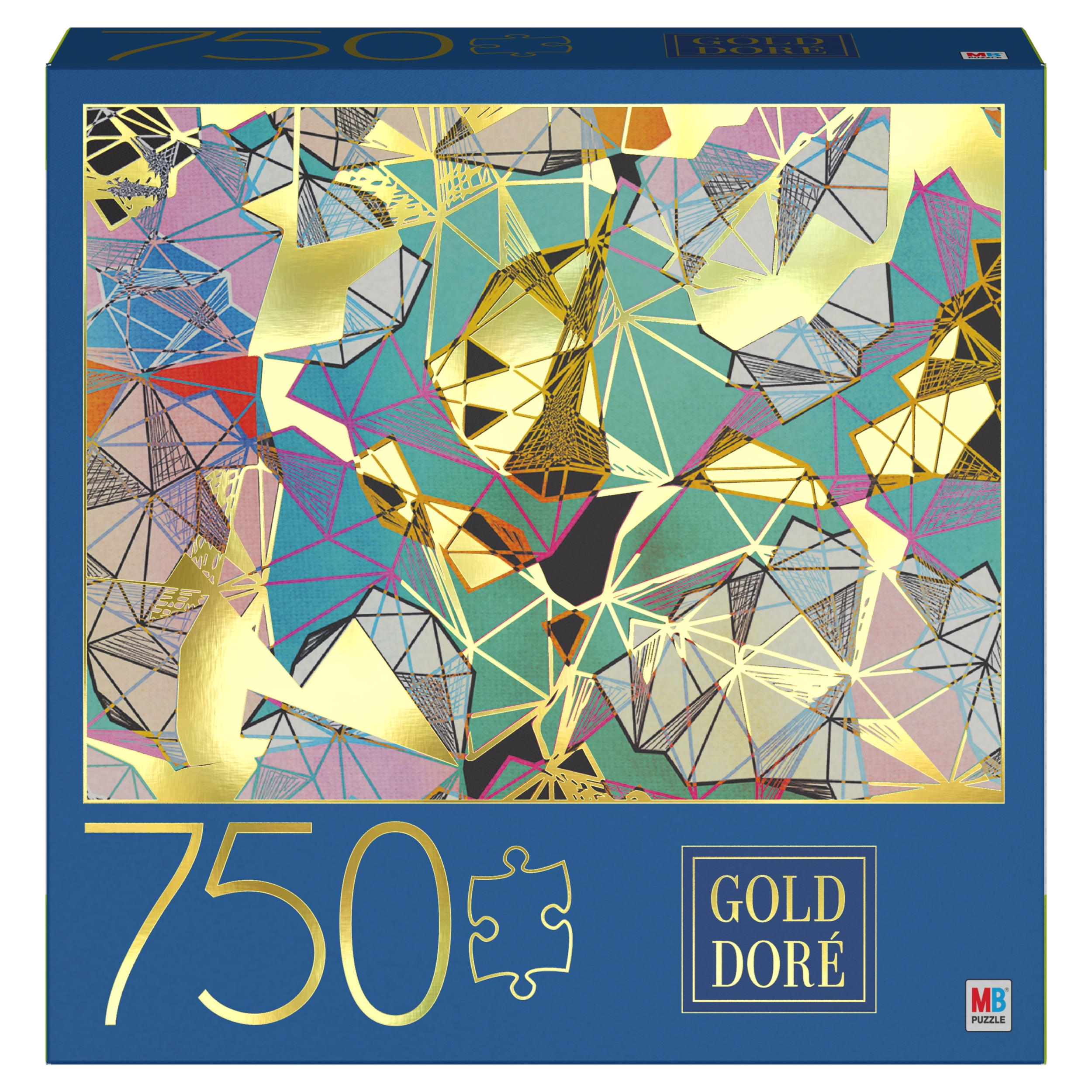 750-Piece Jigsaw Puzzle with Foil Accents, Geometric Elements - Walmart.com