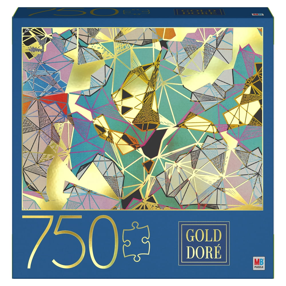 750-Piece Jigsaw Puzzle with Foil Accents, Geometric Elements - Walmart ...