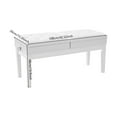42.52*15.35*18.9in White Rectangular Floorstanding Adjustable Piano ...