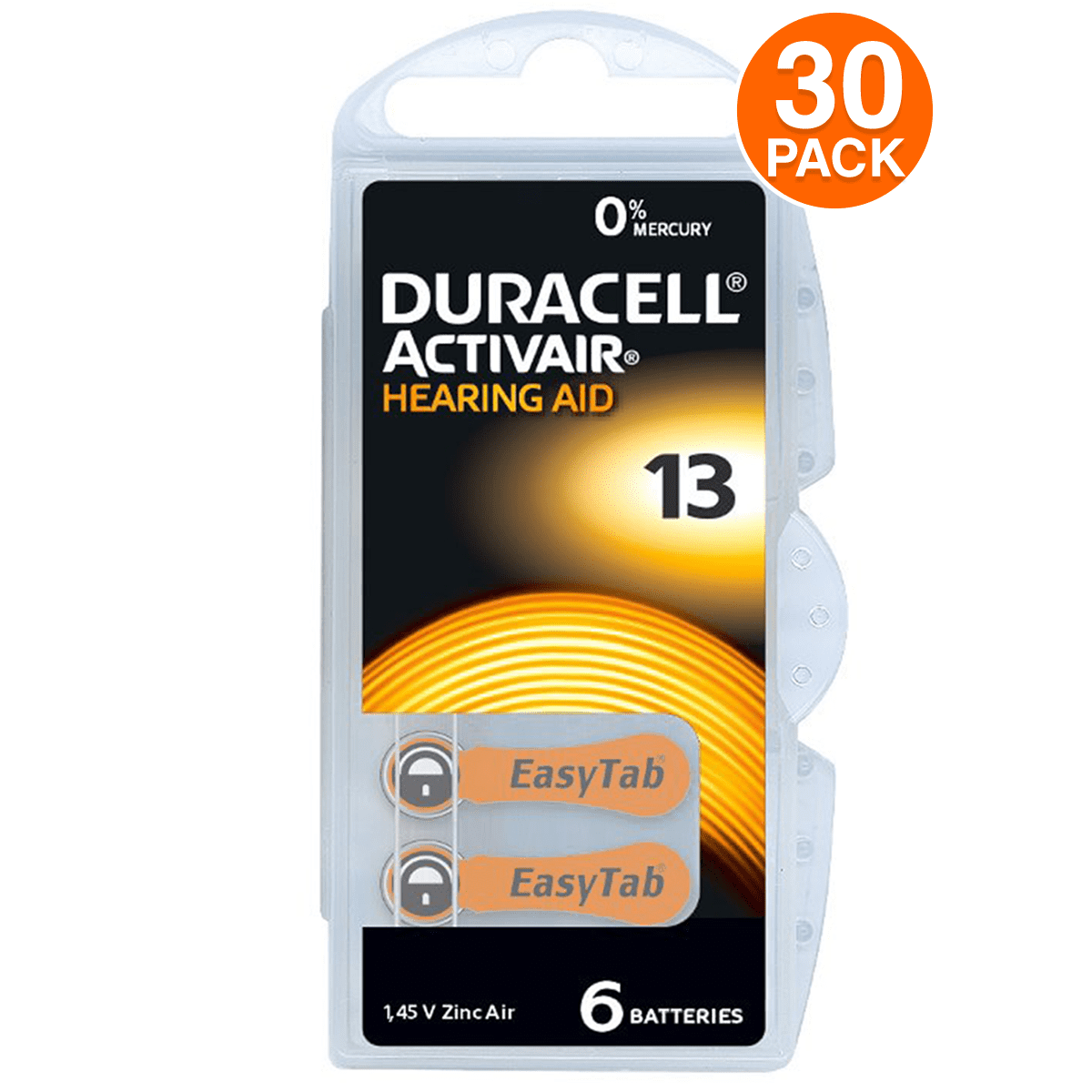 Click here for Duracell Activair Size 13 Hearing Aid Batteries (3... prices