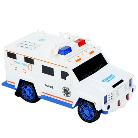 Piggy Bank Car Financial Management Stylish Plastic Hummer Police Car ...