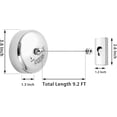 Retractable Clothesline - 2PK 304 Stainless Steel Clothes Line, Durable ...