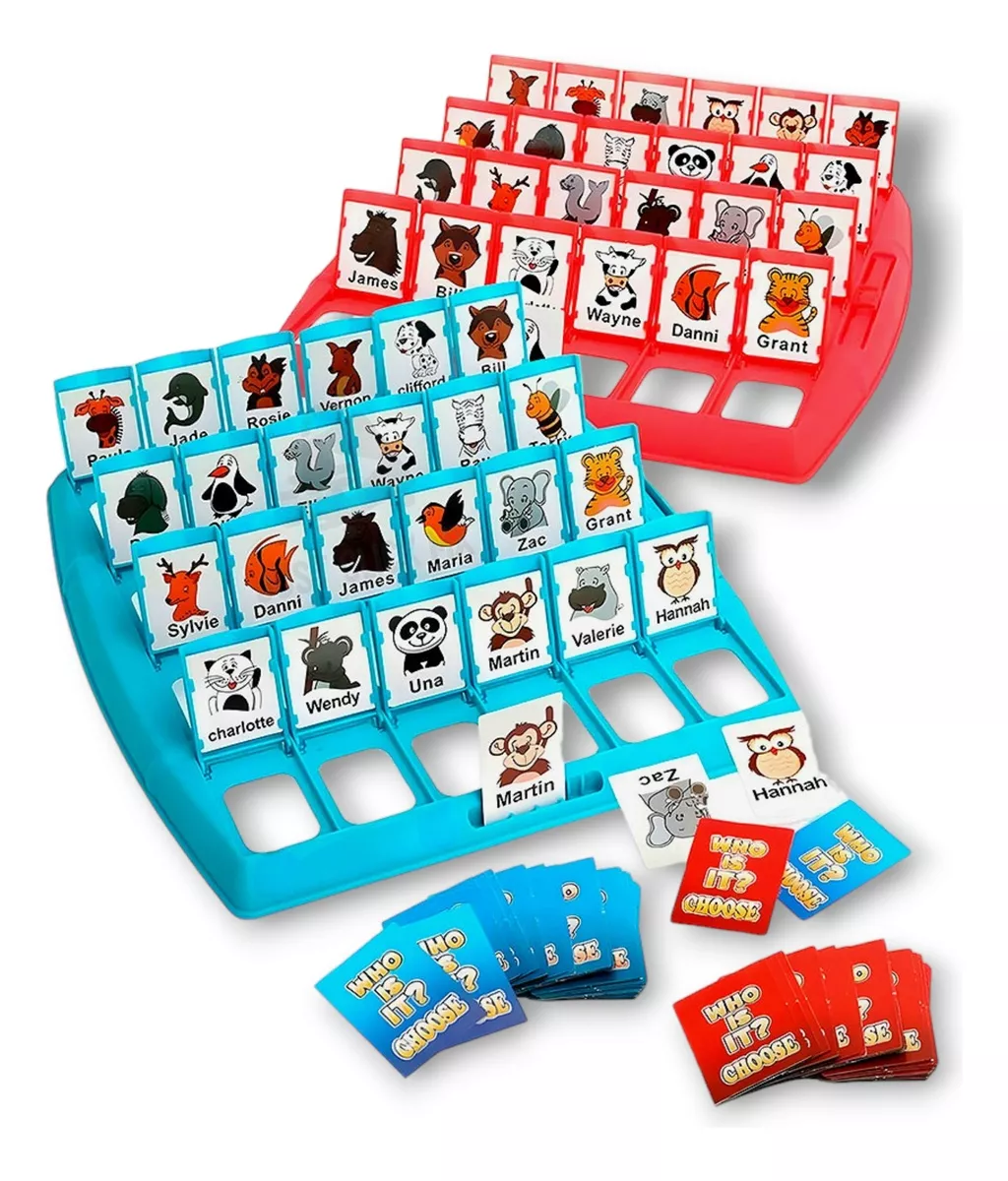 Juego De Mesa Adivina Quien Soy? Tablero Cartas Juguete Jc | Bodega Aurrera en línea