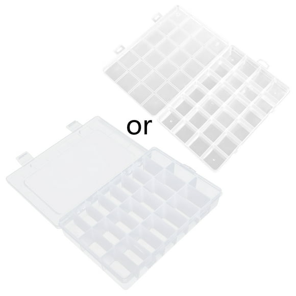 Clear Compartment Box