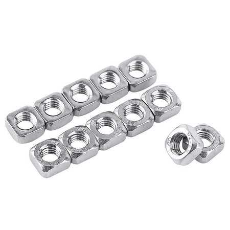 YERDGARY Square Nut, M3 Stainless Steel Square Nuts Fixing Nuts For ...