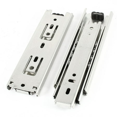 2pcs Side Mounted Full Extension Drawer Slides Track 150mm x 45mm ...