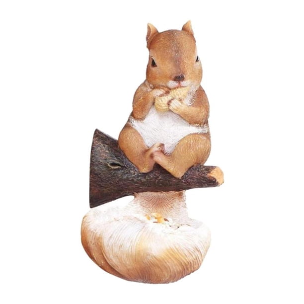Mounted Animal Figure Bird Feeder Outdoor Garden Bird Feeding Tray ...