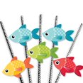 Big Dot of Happiness Let's Go Fishing - Paper Straw Decor - Fish Themed ...