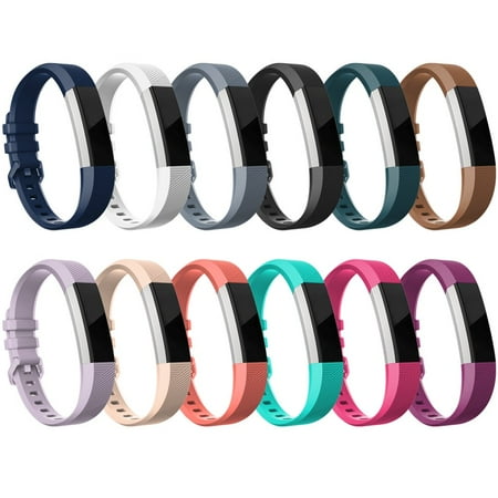 12 Pack Bands Compatible with Fitbit Alta HR/Alta-Pack Adjustable ...