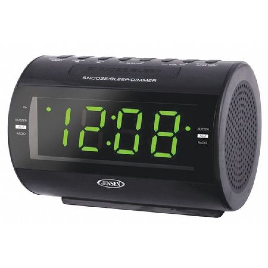 Jensen Jcr 210 Am Fm Dual Alarm Clock Radio