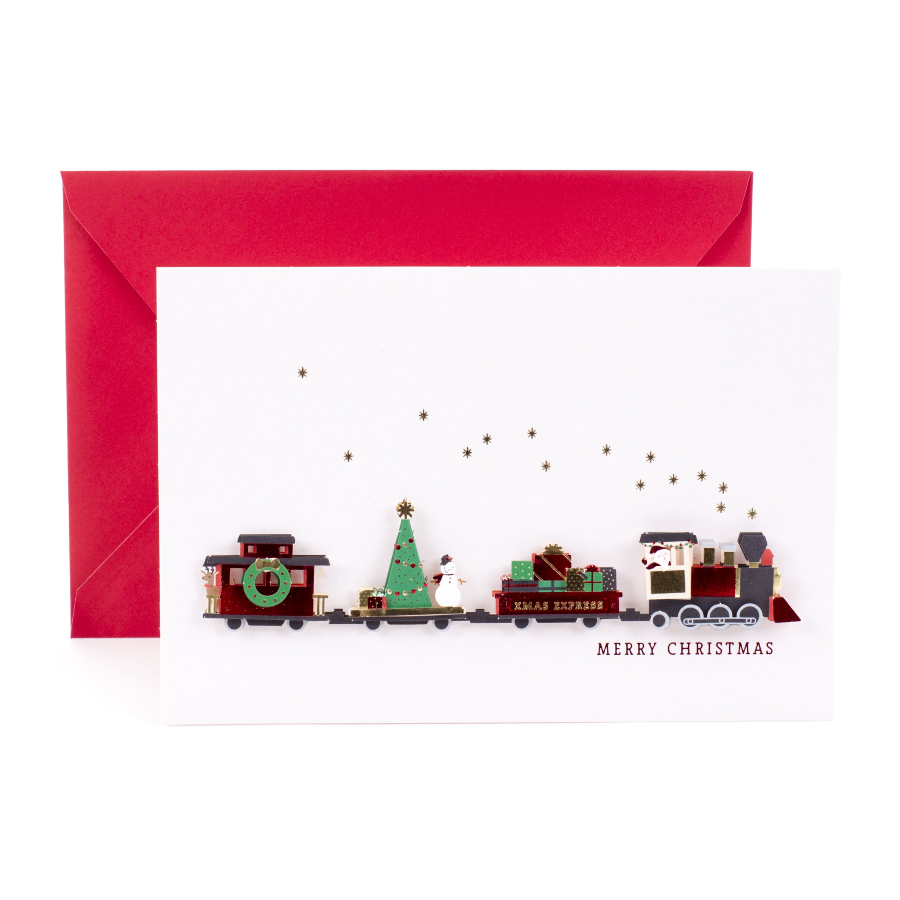 Hallmark Signature Christmas Card (Christmas Train) - Walmart.com