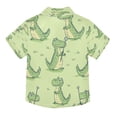 Boys Button-Down Shirt Short Sleeve Shirt Tops for 4Y Cartoon ...