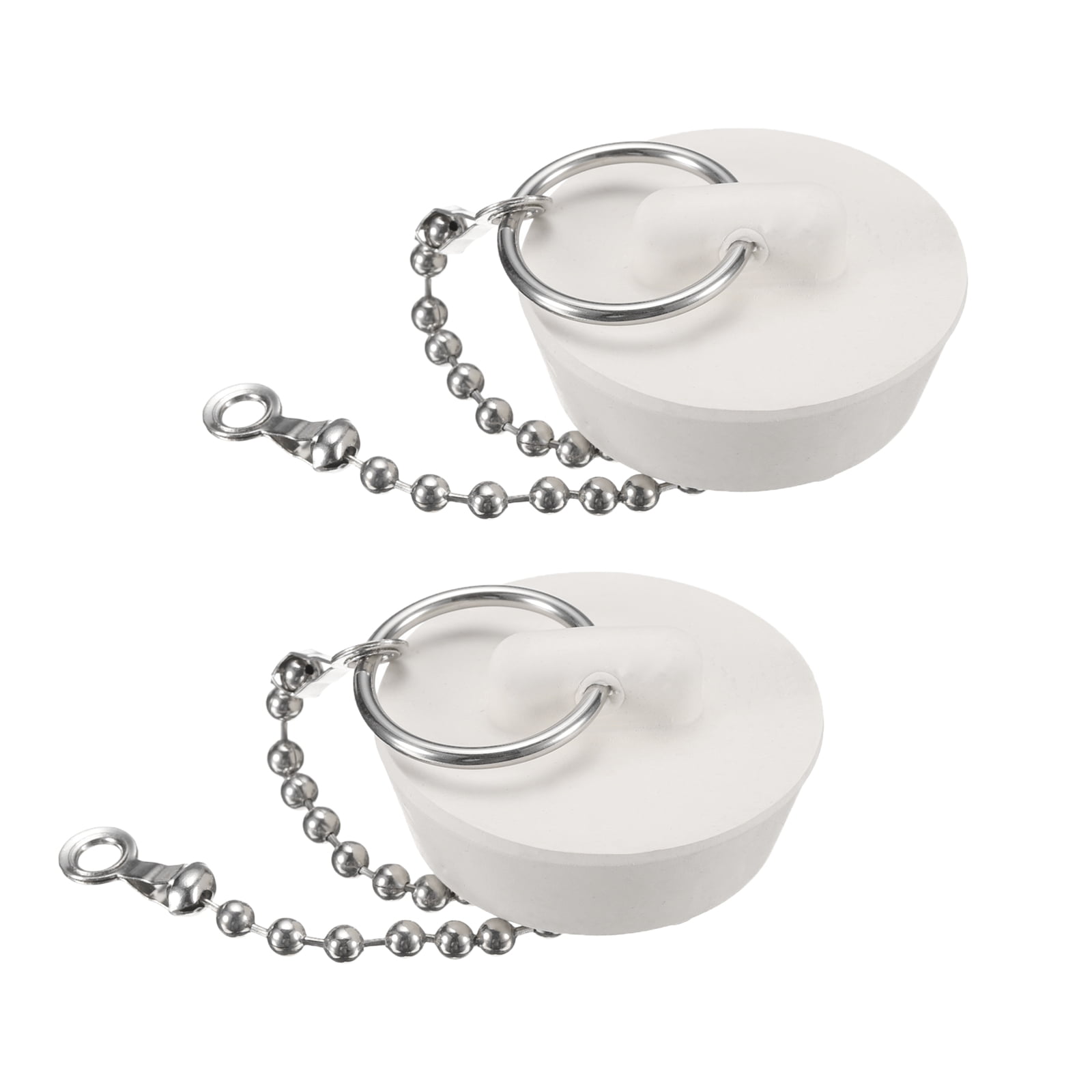 Click here for Uxcell 2pcs Rubber Drain Stopper With Chain And Ha... prices