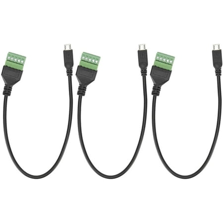 Lumana Solderless Terminal Plug Adapter Cable 5 Pin Male to 5 Pin Screw ...