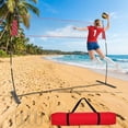 Volleyball Net, Volleyball Training Net for Backyard Height Adjustable ...