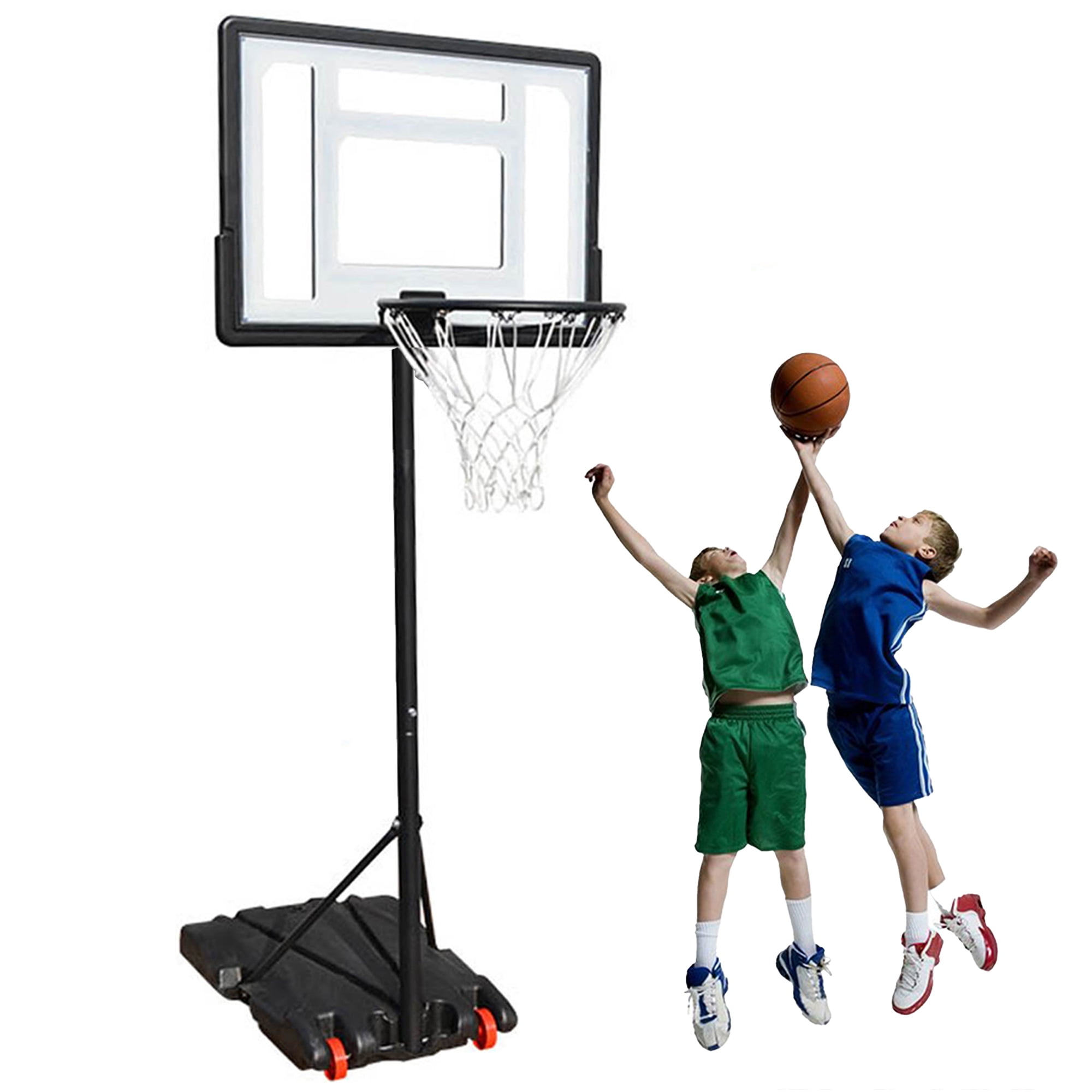 SUGIFT 32in. Portable Basketball Hoop System 5.2 - 7ft Height ...