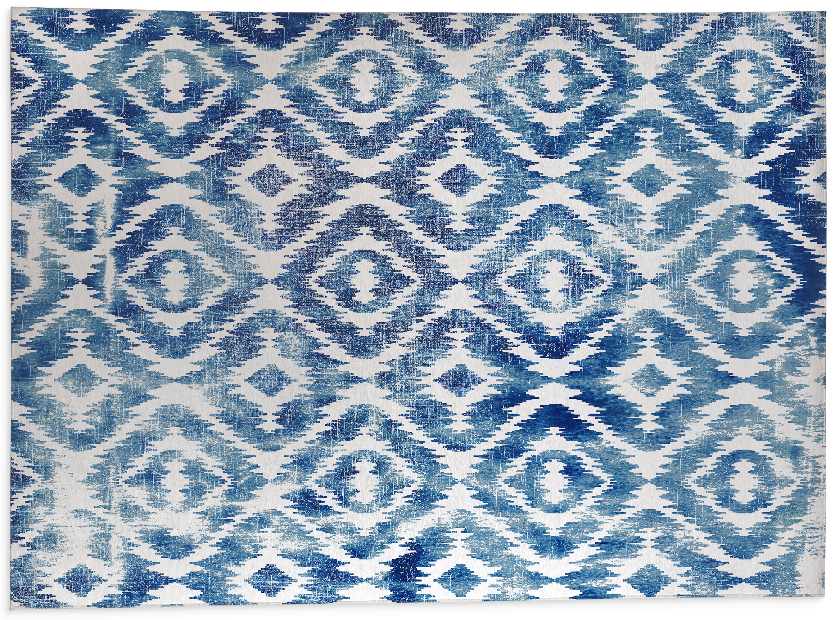 Omari Blue Kitchen Mat by Kavka Designs - Walmart.com