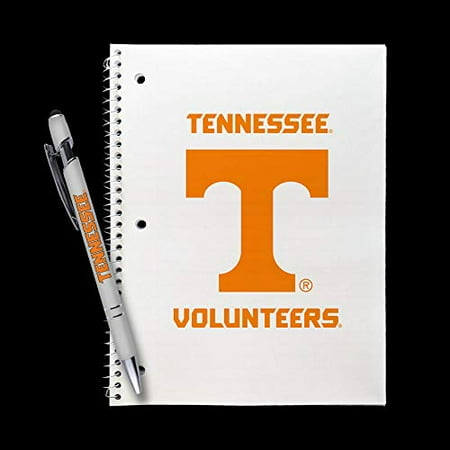 Tennessee Vols Gift Set - Spiral Notebook and Comfort Feel Metal Pen ...