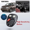 Key Fob, Car Keyless Entry Remote with Ignition Key Fits for 2003-2006 ...