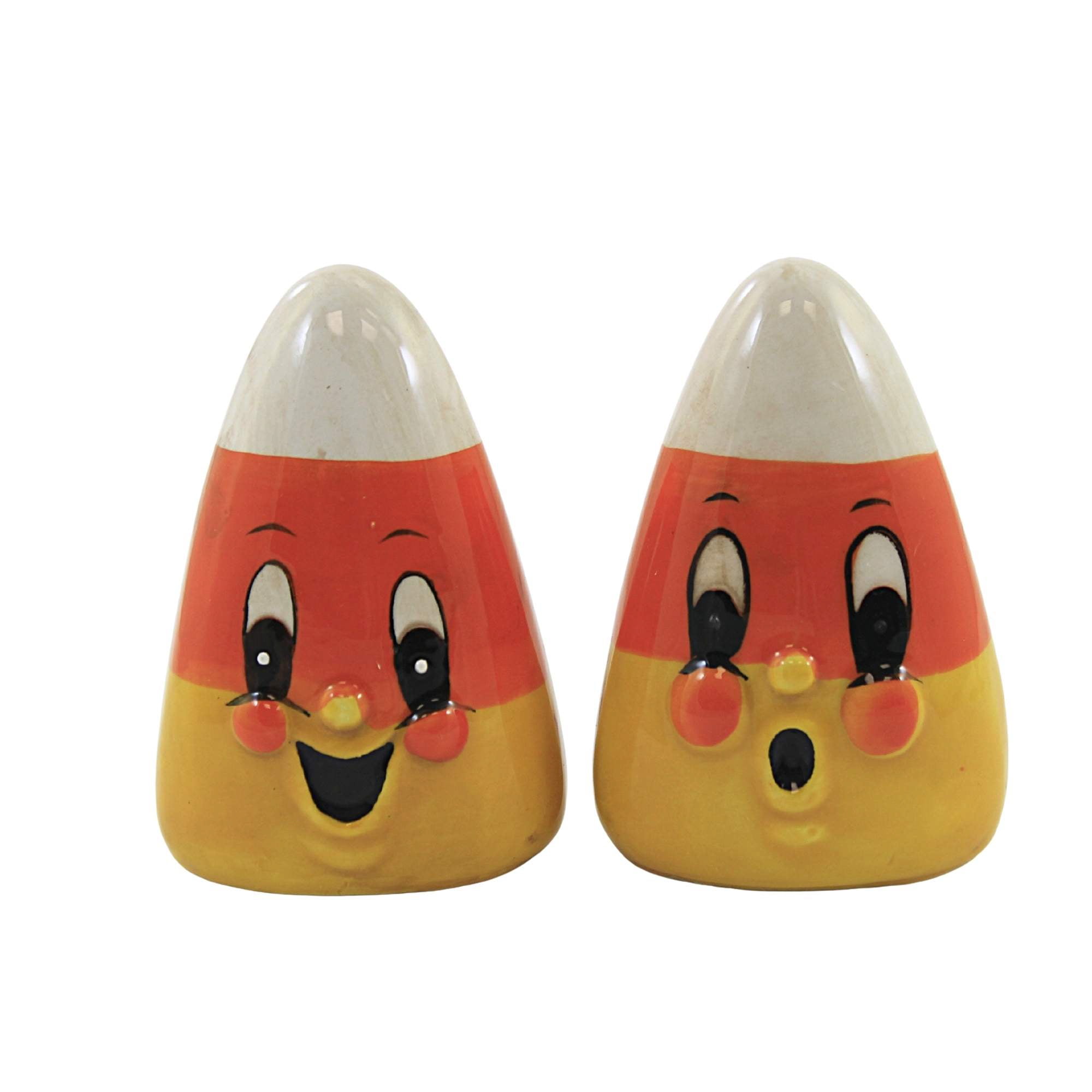Johanna Parker Candy Corn Salt Pepper Shaker - 2 Shakers 3.75 Inch ...