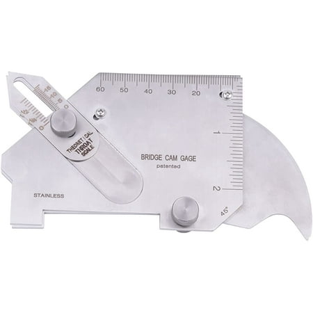 Junmo Bridge Cam Gauge, MG 8B Welding Fillet Throat Gage Inch Metric ...