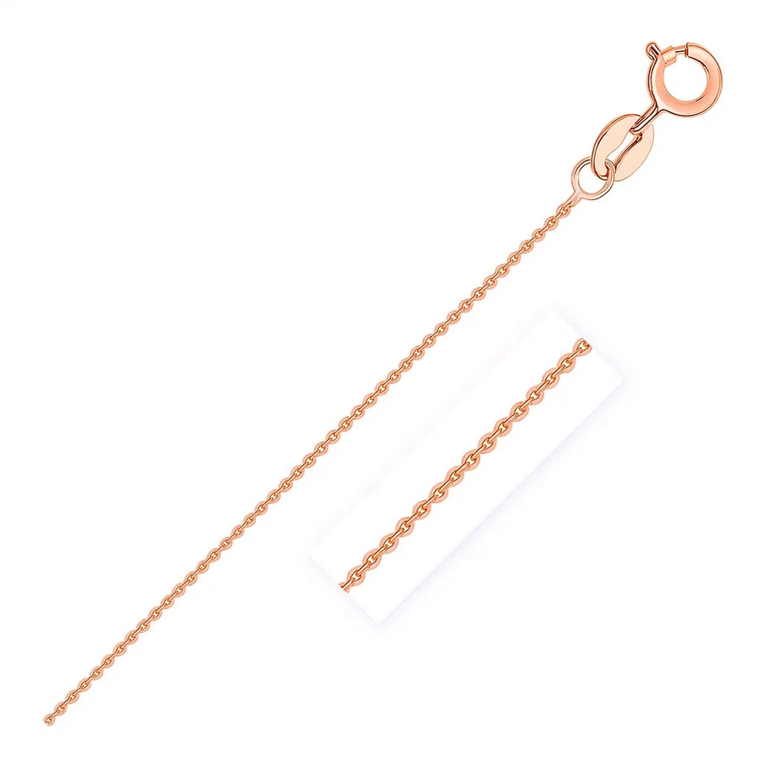Click here for Zawadee 14k Rose Gold Diamond Cut Cable Link Chain... prices