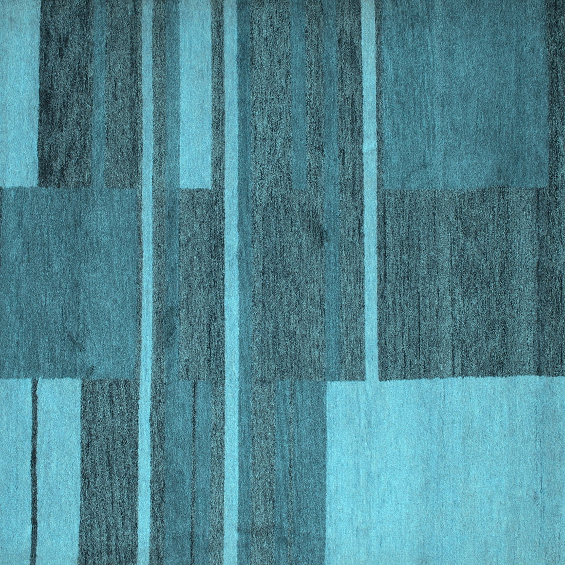 Ahgly Company Indoor Square Abstract Light Blue Contemporary Area Rugs ...