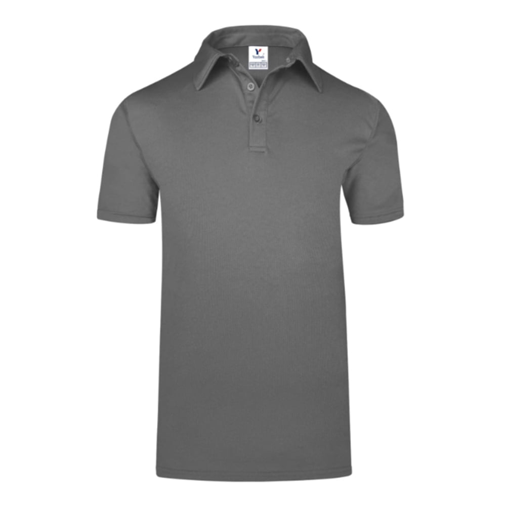 Playera Tipo Polo para Caballero, Color Gris, Talla Mediana, 100% ...
