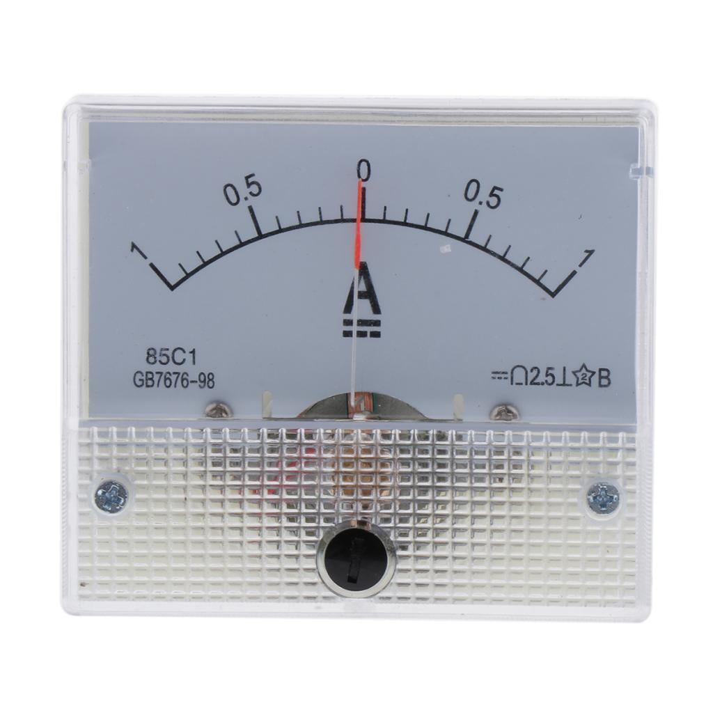 DC Analog Amp Meter Ammeter 85C1 Gauge Auto Circuit Measurement - 0-1A ...