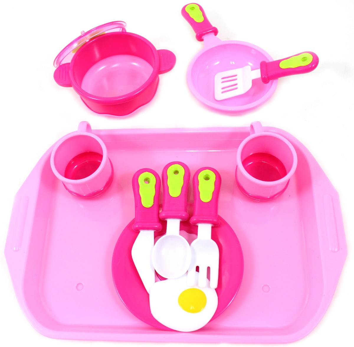 PlayWorld Kitchen Connection Breakfast Cookware Playset for Kids ...