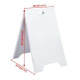 "InstaHibit 19""x32"" Portable A-Frame Signboard, Double-Sided PVC ...