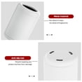 8L Brushed Nickel Gold Trash Can, Small Modern Garbage Can for Bedroom ...