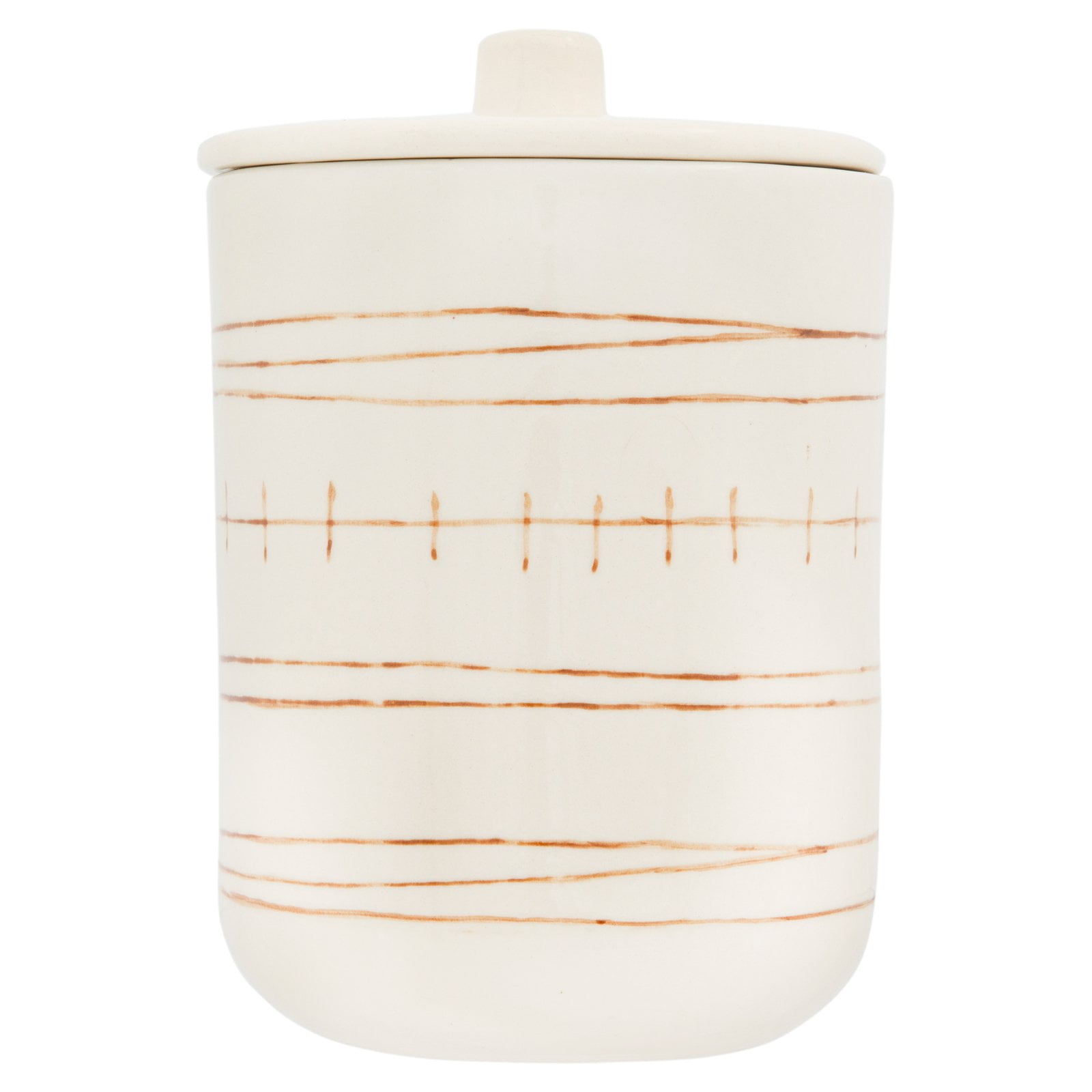 3R Studios Embossed Stoneware Canister - Walmart.com