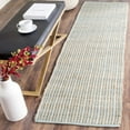 SAFAVIEH Cape Cod Ivana Braided Striped Area Rug, 4' x 6', Natural ...