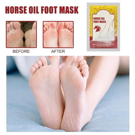 Horse Oil Foot Cover Exfoliating Foot and Anti-drying Moisturising Foot ...