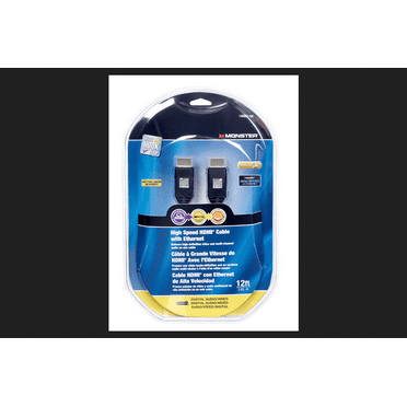 Monster Jhiu 140052-00 High Speed HDMI Cable Ethernet - Walmart.com