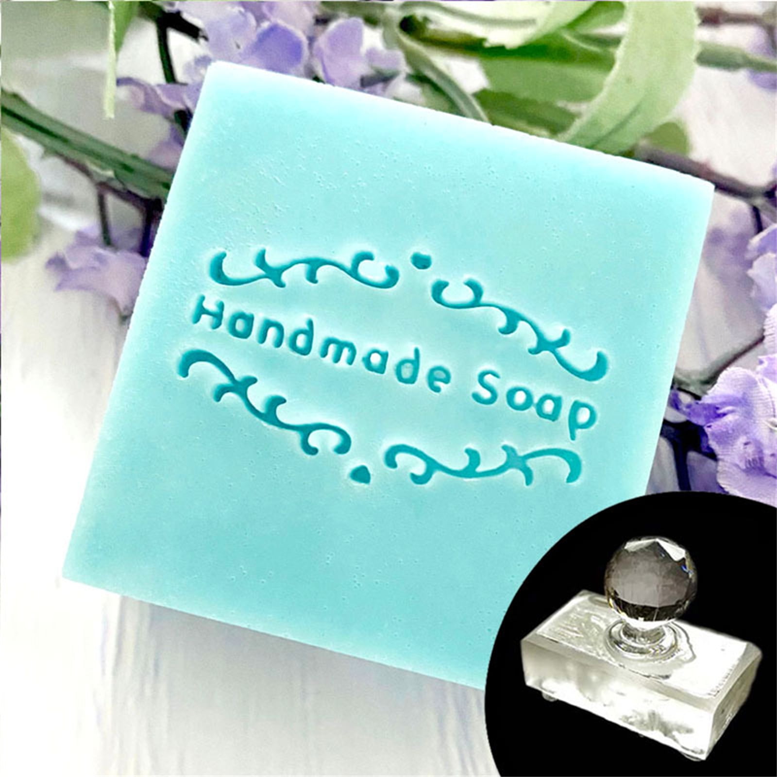 JNANEEI Handmade Soap Words Stamper Natural Soap Making Acrylic Chapter ...