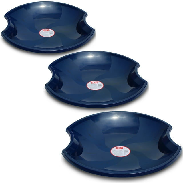 Flexible Flyer Snow Saucer Sled for Kids. Small Plastic Round Sledding ...