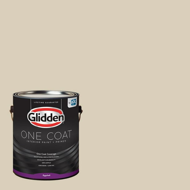Glidden One Coat Interior Paint and Primer, Toasted Almond / Beige ...