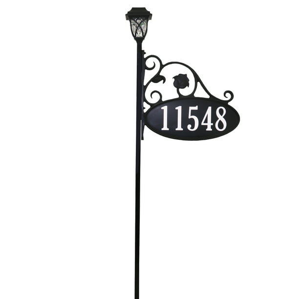 Address America USA Handcrafted, Double-Sided Park Place Reflective ...