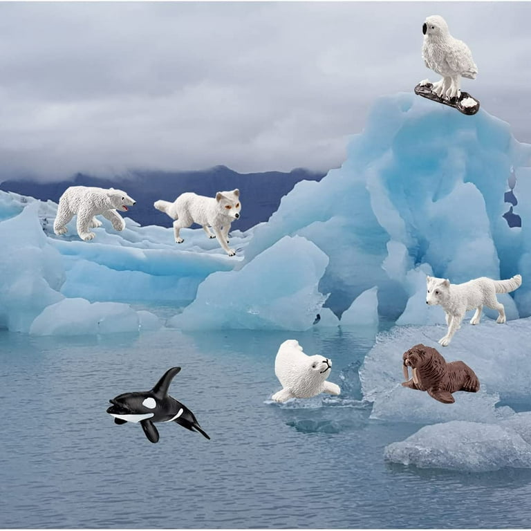 Arctic Fox Habitat Diorama