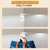 Uxcell 12 Pair Drop Ceiling Hooks 1" W Metal T-Bar Track Clip Suspended ...