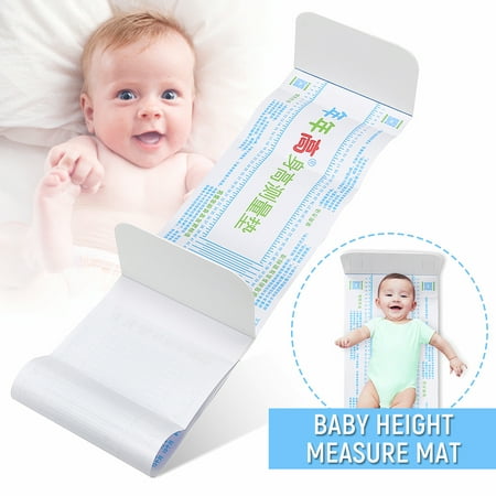 100CM Foldable Infant Baby Height Measure Mat Ruler Pad Bed Measuring ...