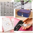 1 Set 15Pcs Steel Electric Box Locks with 60Pcs Key Stainless Steel ...